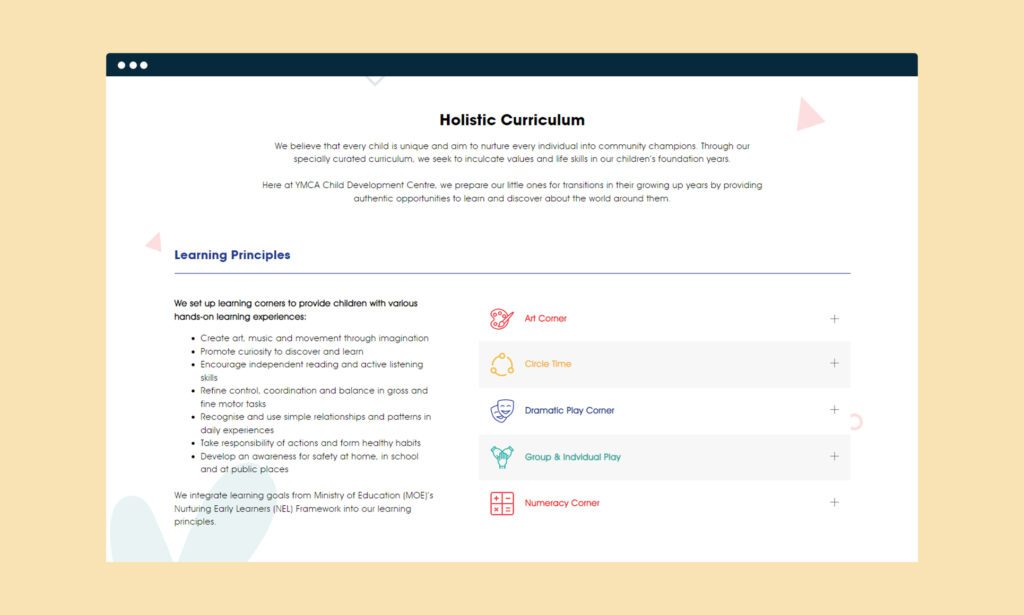 YMCA - Web Design Singapore | Website Design & Development Company