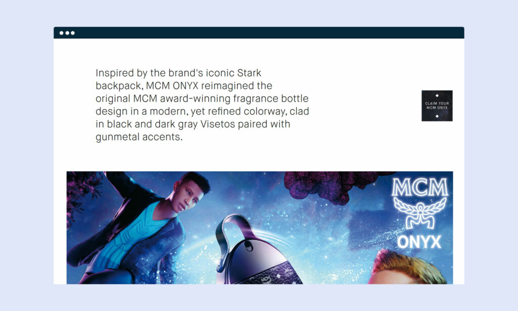 MCM Onyx - Web Design Singapore